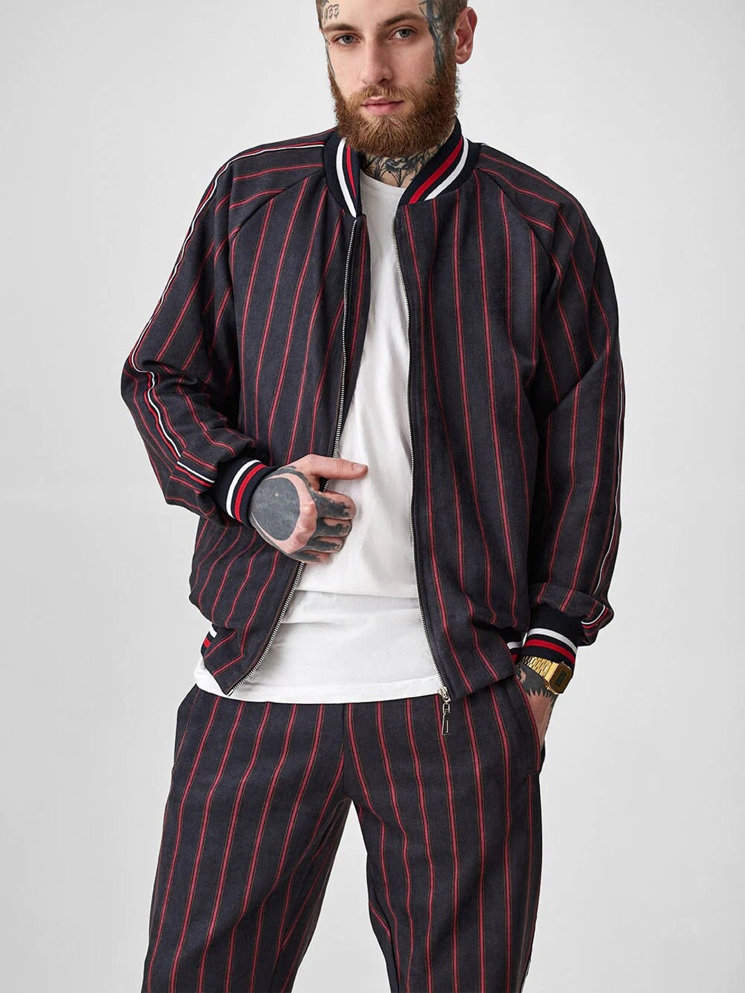 Gentlemen Tracksuit, Tartan Tracksuit for Men, Plaid Tracksuit ...