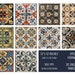 Spanish Tile Digital Images, Printable Digital Paper, Instant Download ...