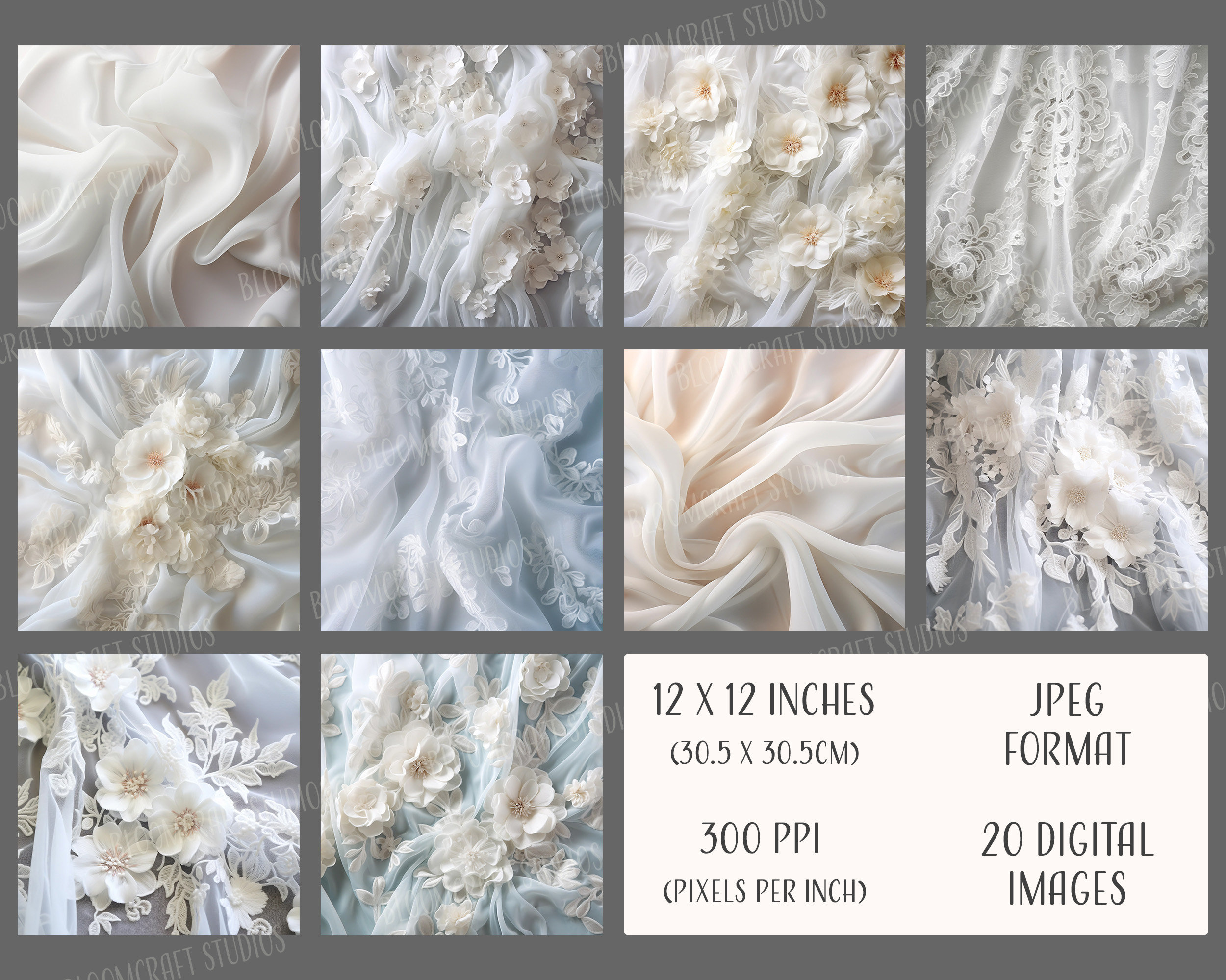 Wedding Veil Digital Images, Printable Digital Paper, Instant Download ...