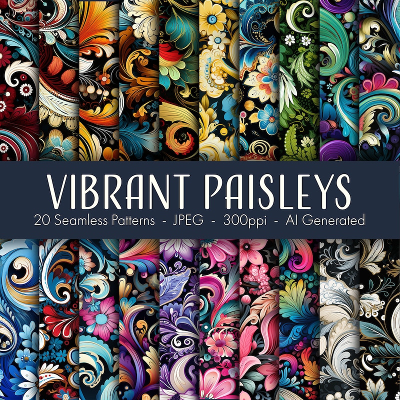 Paisley Paper - Etsy