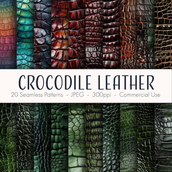 Crocodile Leather - Etsy