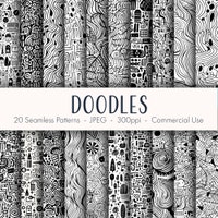 37 Happy Doodles Clip Art / Hand Drawn Doodles / Cute Drawings for ...
