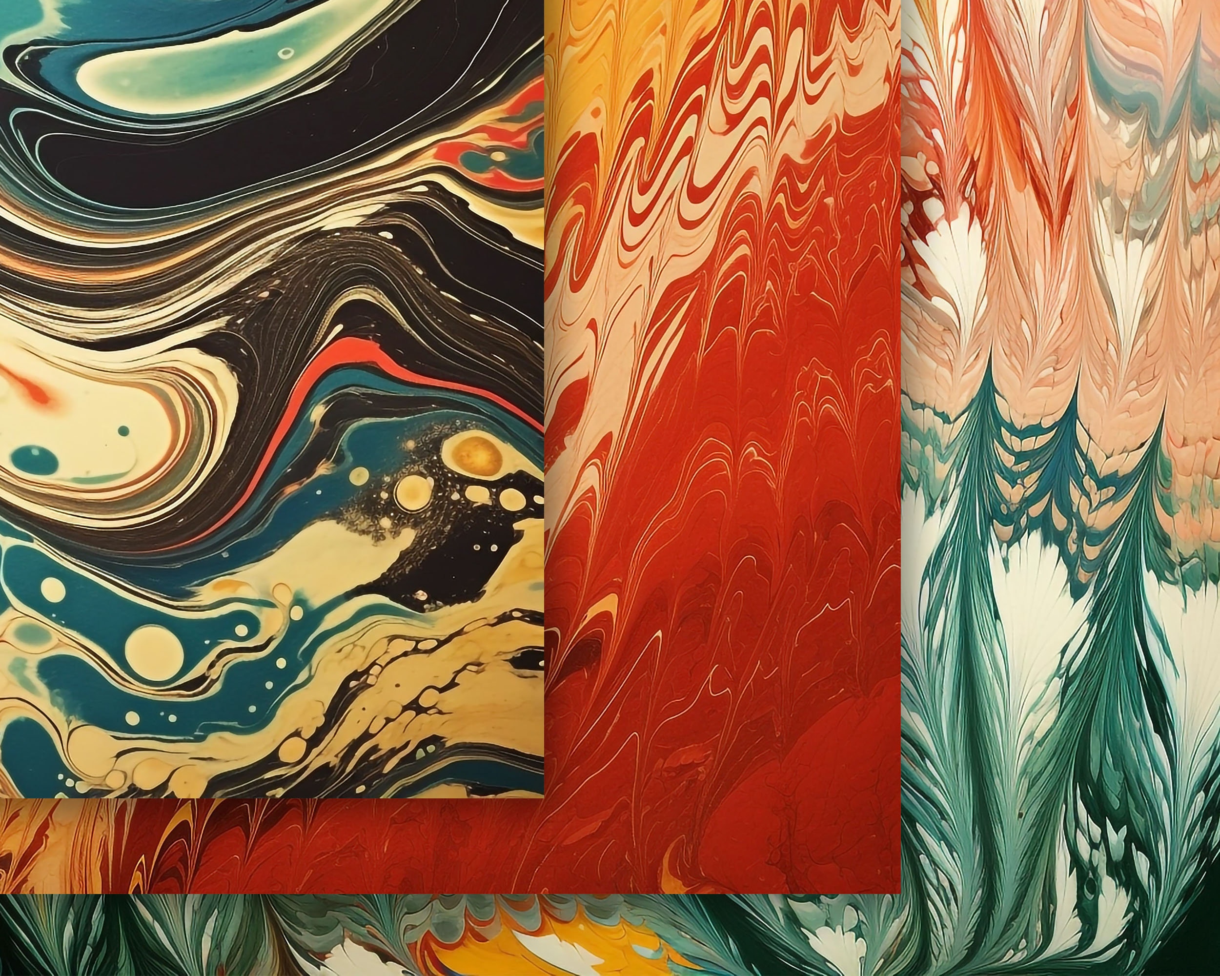 Vintage Marble Digital Images, Printable Digital Paper, Instant ...