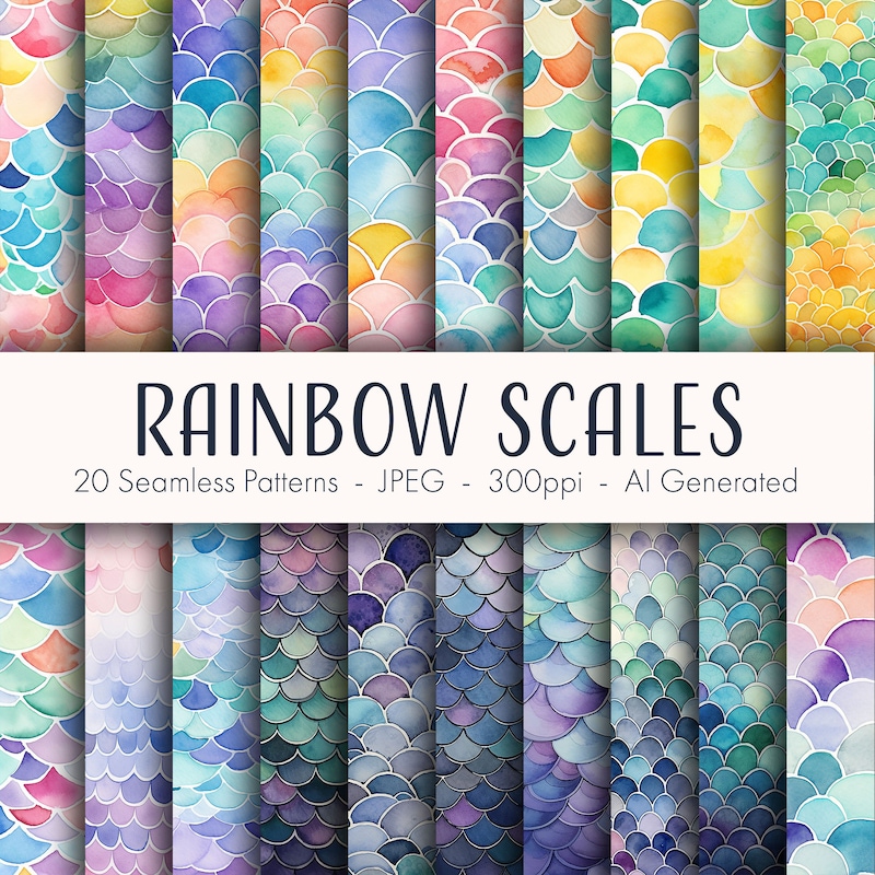 Dragon Scales Patterns Printable Etsy