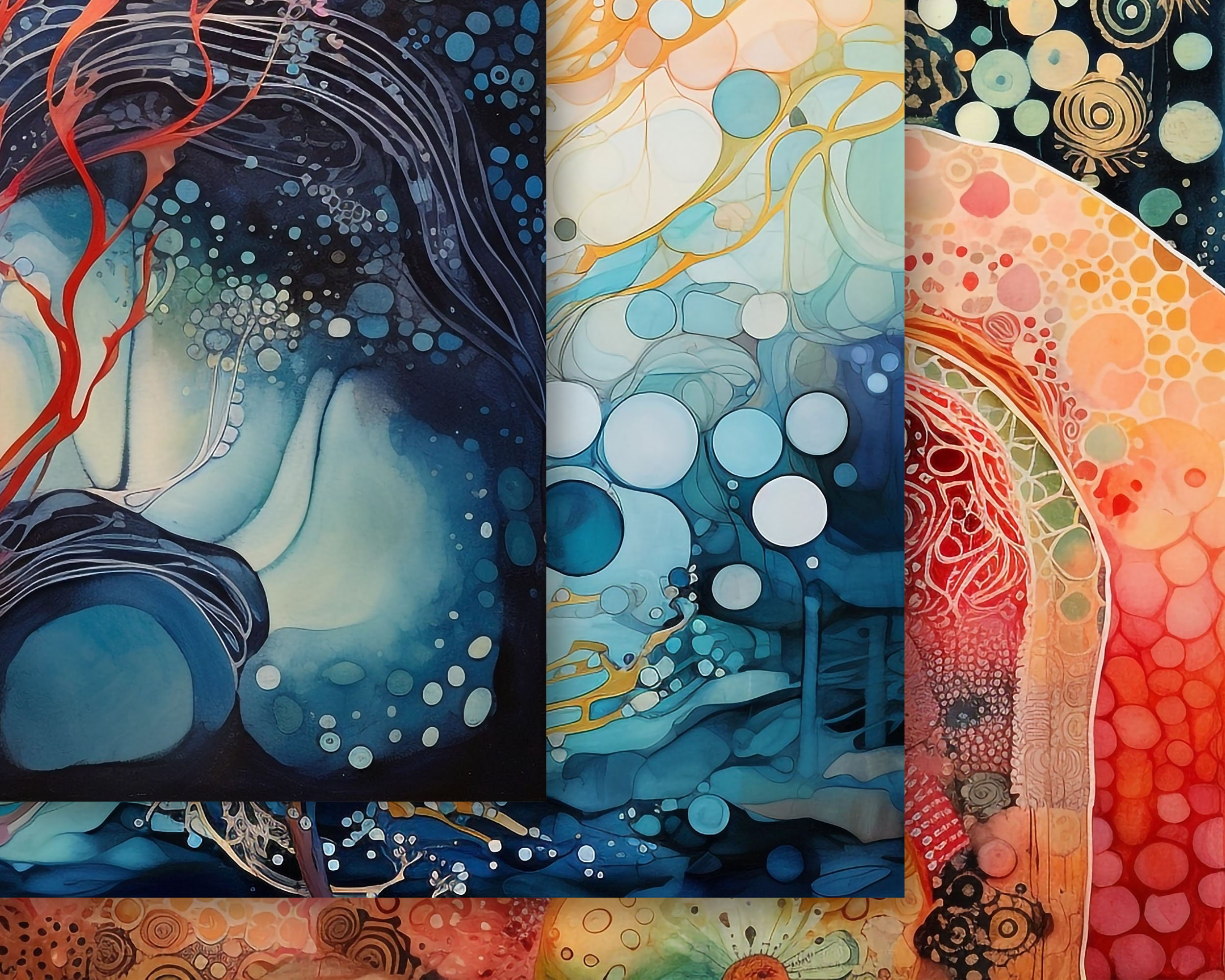 Ethereal Digital Images, Printable Digital Paper, Instant Download ...