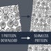 Doodles Seamless Patterns, Printable Digital Paper, Commercial Use ...