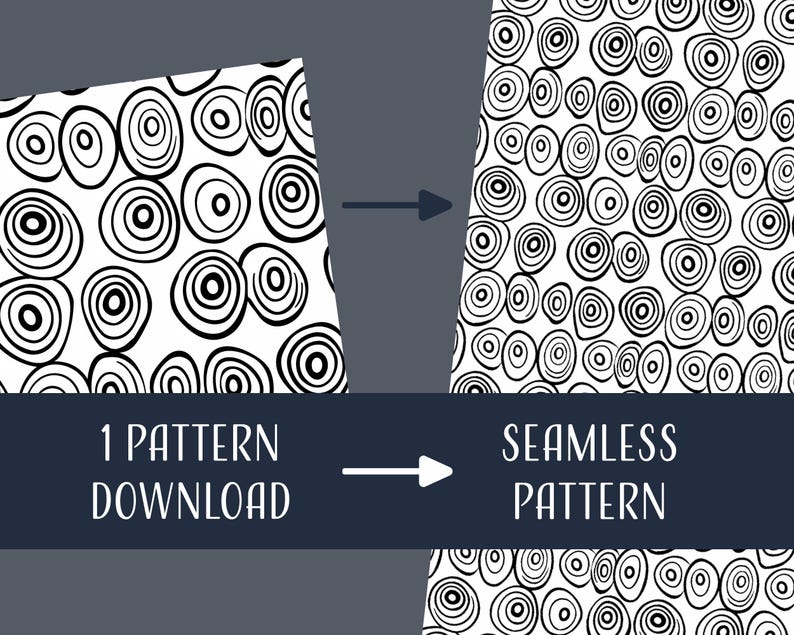 Doodles Seamless Patterns, Printable Digital Paper, Commercial Use ...
