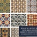 Spanish Tile Digital Images, Printable Digital Paper, Instant Download ...