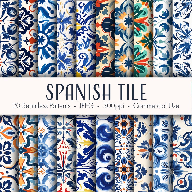 Spanish Tile - Etsy