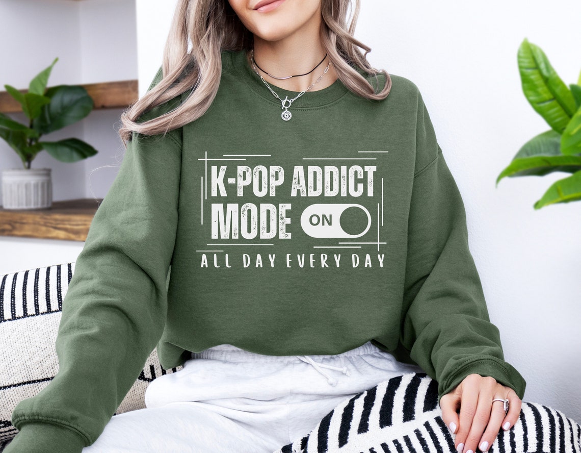 K-pop Addict Sweatshirt: Korean Music Fan Gift - Etsy
