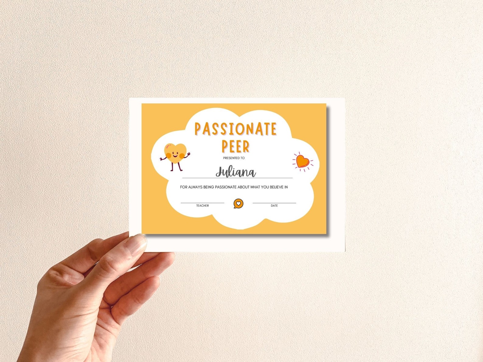 Pastel End of Year Class Certificate Awards for School Students - Etsy