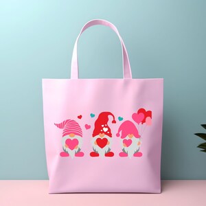 Valentine Gnomes Layered SVG Bundle, Layered Gnomes Svg, Valentine's ...