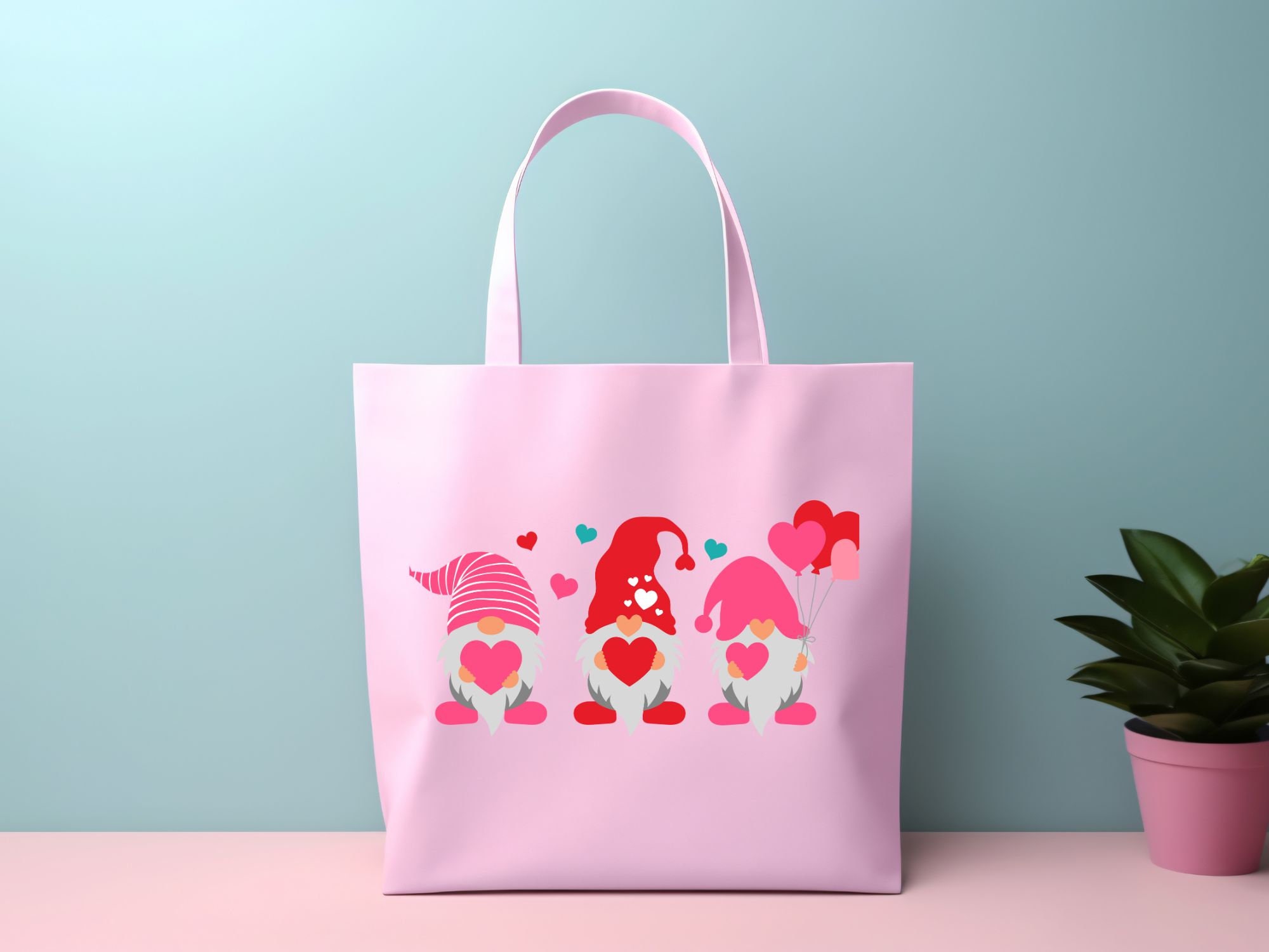 Valentine Gnomes Layered SVG Bundle, Layered Gnomes Svg, Valentine's ...