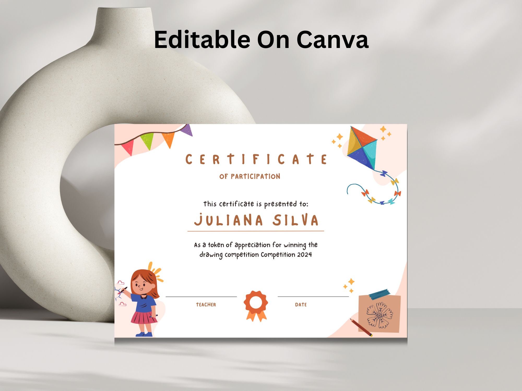 Pastel End of Year Class Certificate Awards for School Students - Etsy