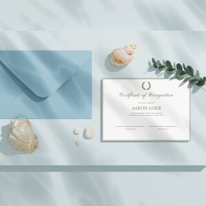 Editable Certificate of Recognition Template\ Editable Printable ...