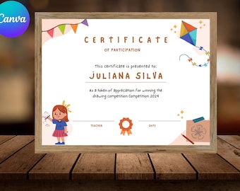 Pastel End of Year Class Certificate Awards for School Students - Etsy