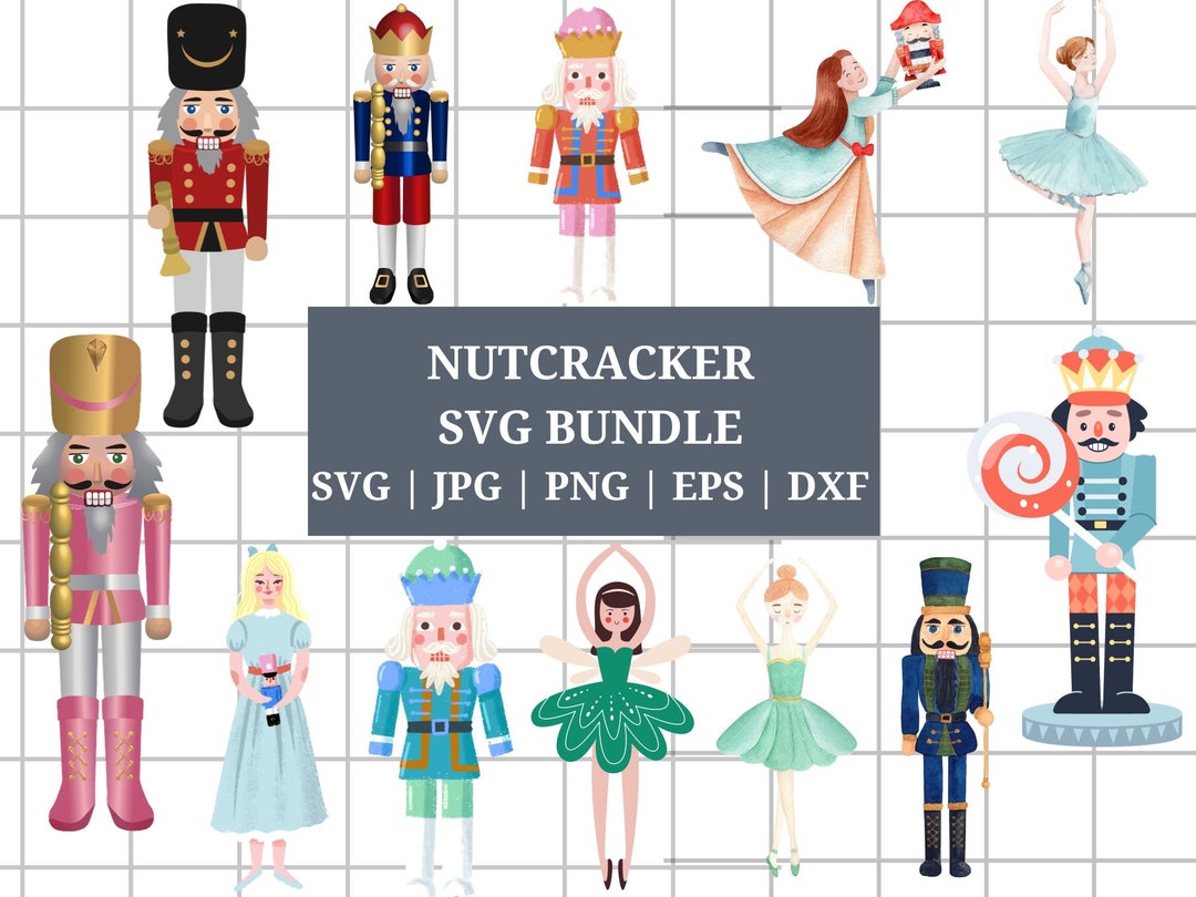 Nutcracker SVG. PNG. Cricut Cut Files, Silhouette, Layered Files ...