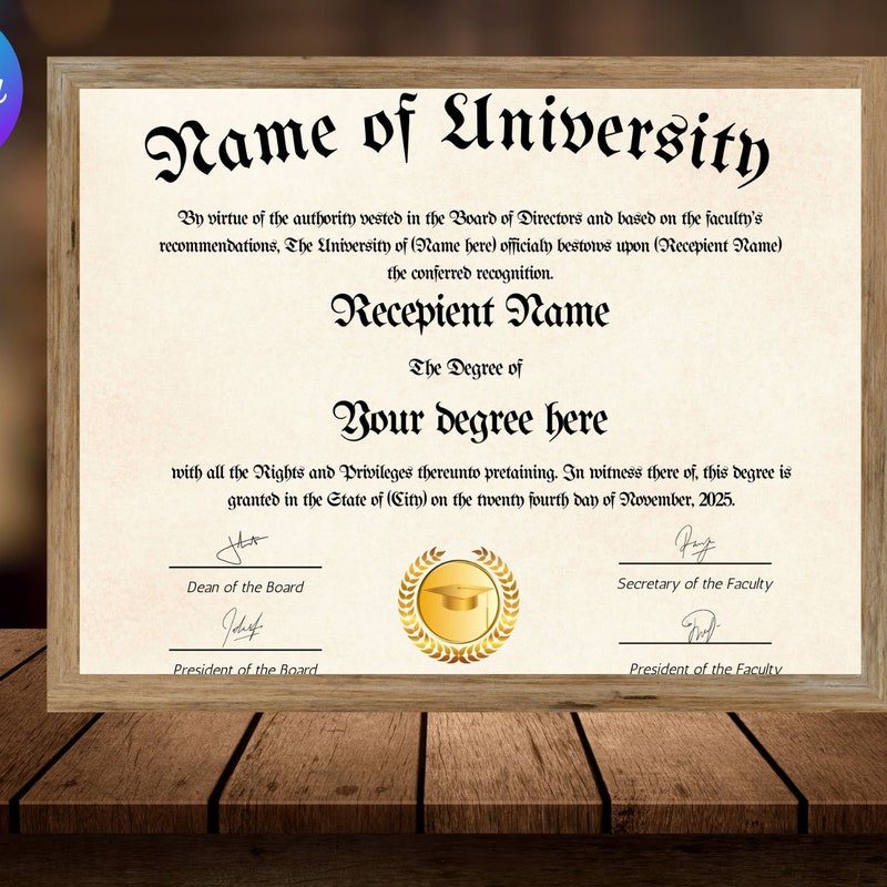 College Diplomas Frames - Etsy