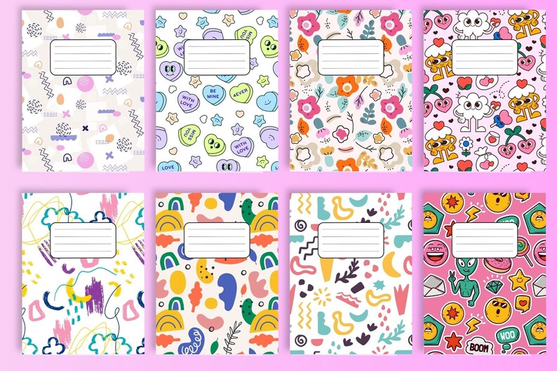 40 Digital Book Covers - Etsy