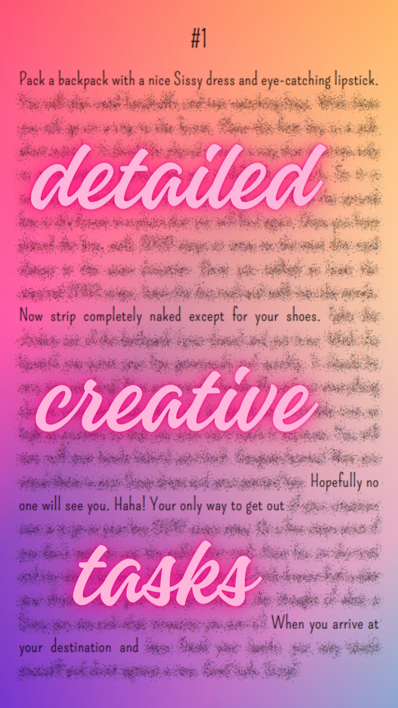 10 Extensive Sissy PUBLIC Tasks - Part 1 | 1700+ Words of Intense Public Fun Activities for ...