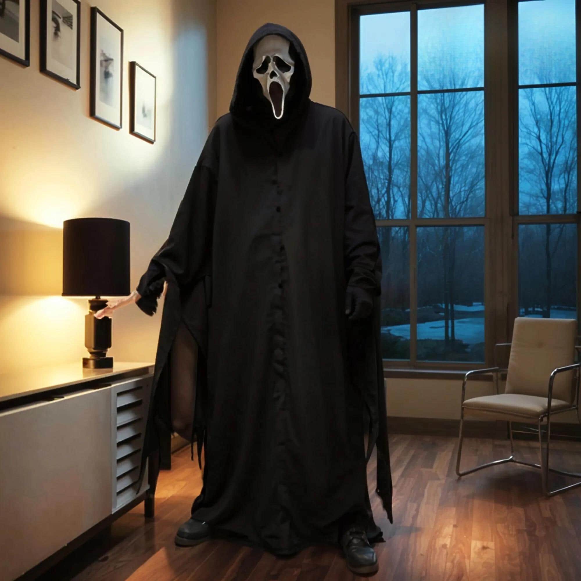 SCREAM Movie Cosplay Robe, Ghostface Robe for Halloween, Ghostface ...