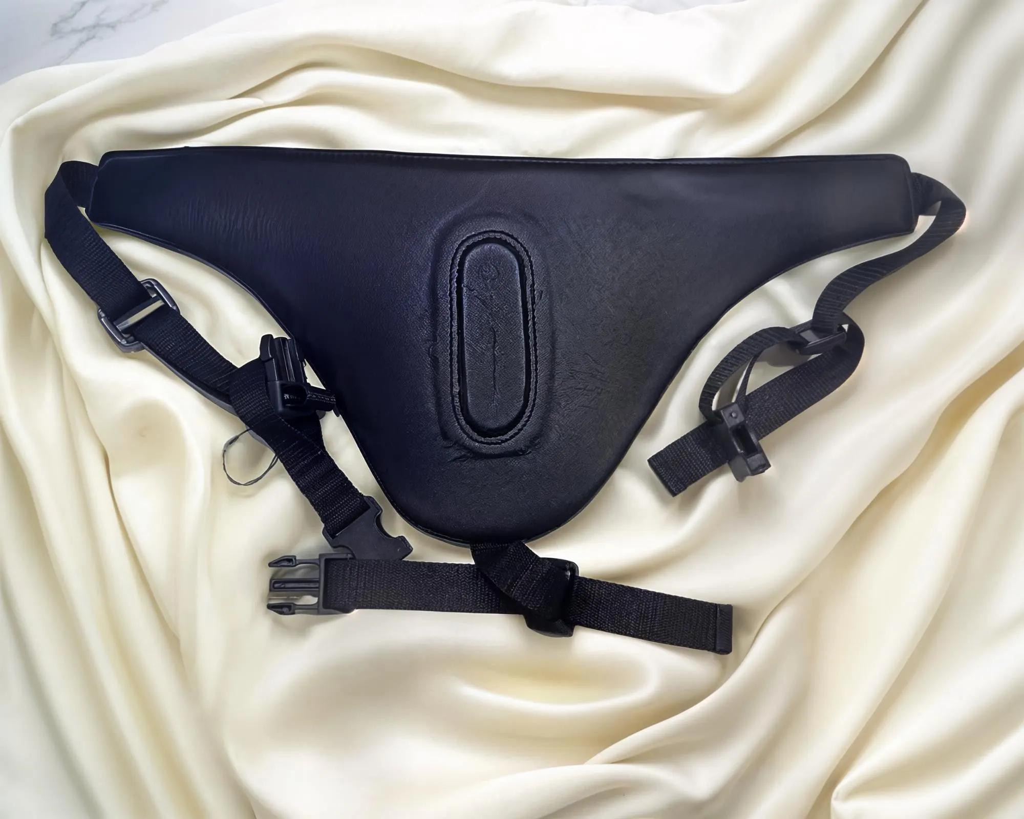 Darth Vader Codpiece, Darth Vader Leather Codpiece, Black Leather Darth Codpiece Adjustable ...