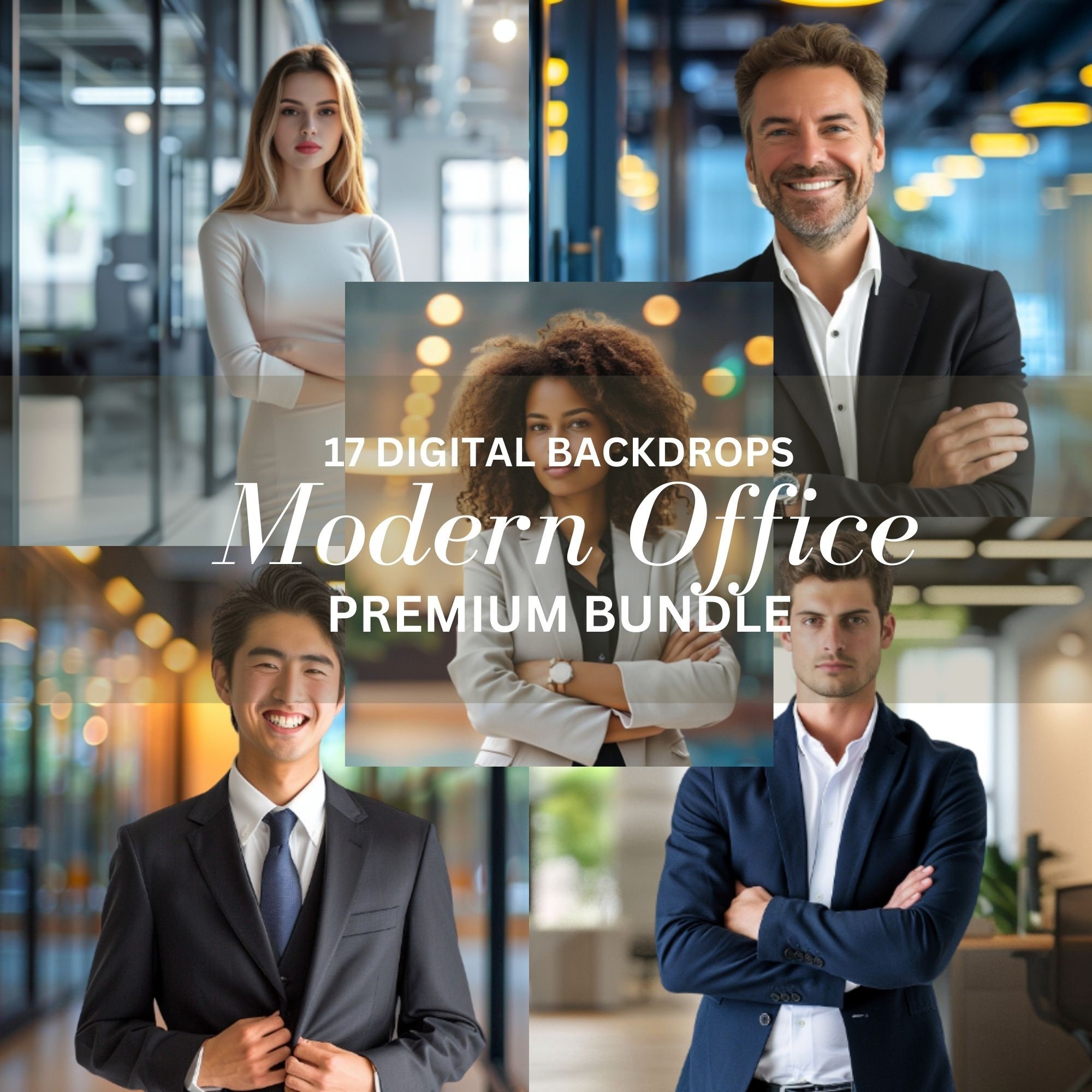 17 Blurred Modern Office Digital Backdrop Business Portrait Overlays ...