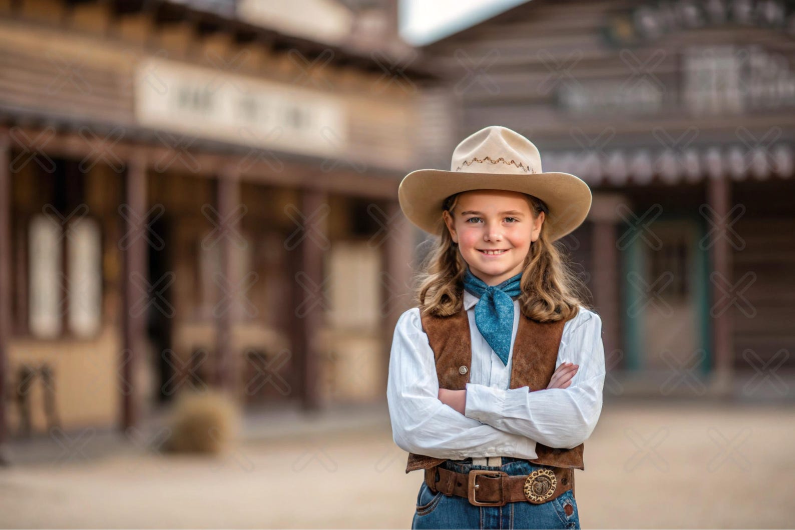 22 Blurred Vintage Classic Western Digital Backdrop Cowboy Cowgirl ...
