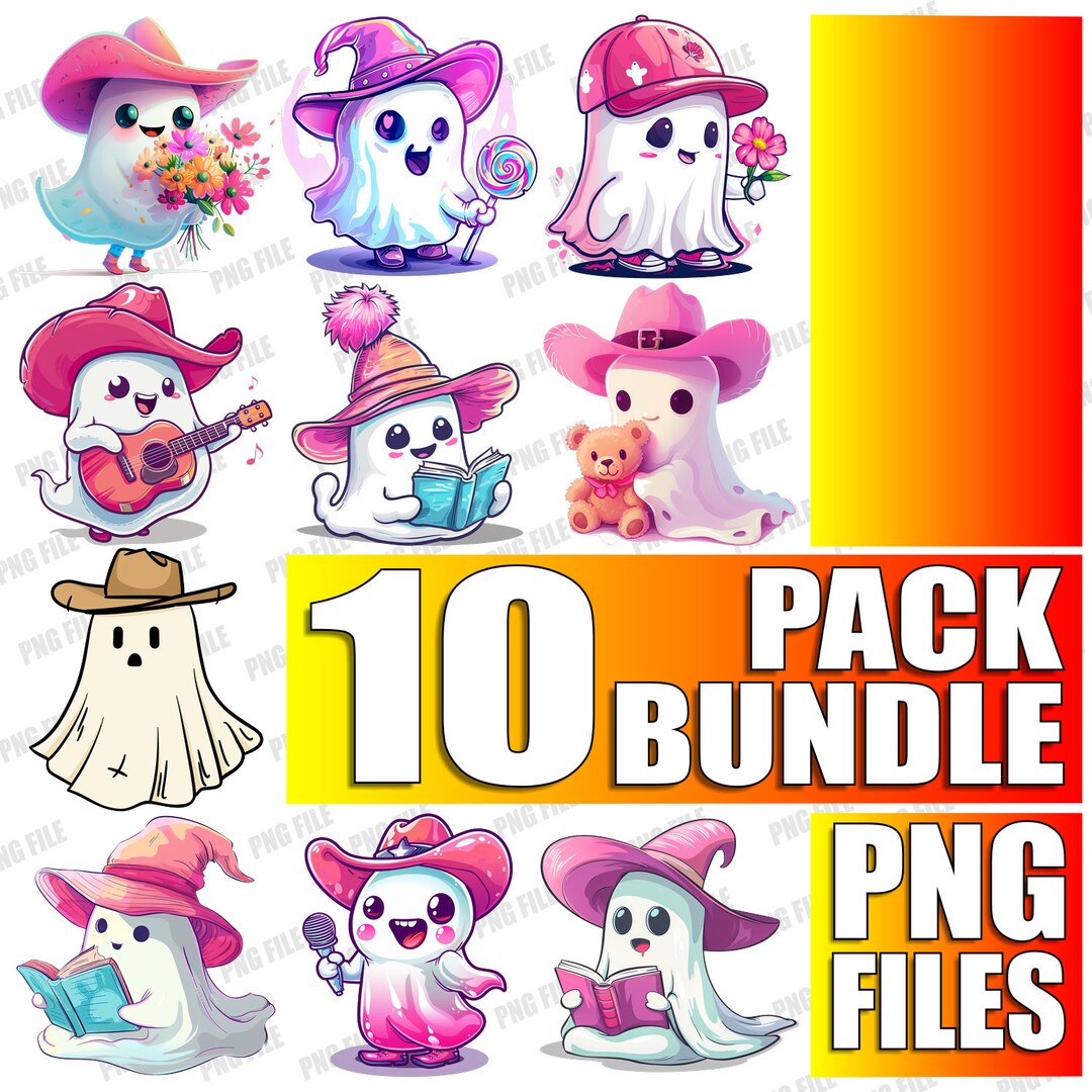 10x Spooky Season Bundle PNG, Trendy Png, Coquette Bow, Halloween Ghost ...