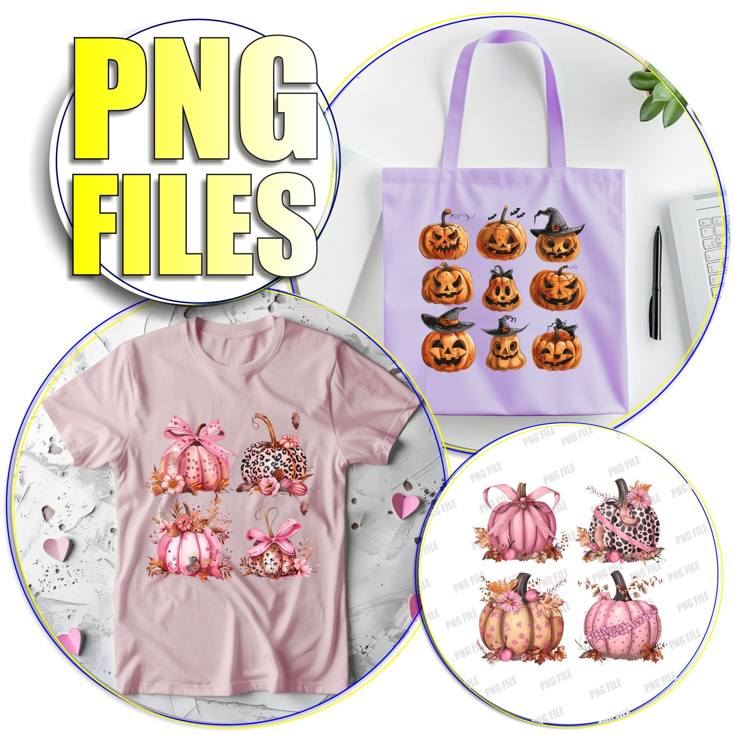 100x Halloween Pumpkin Coquette Bow Bundle PNG, Trendy Png, Spooky ...
