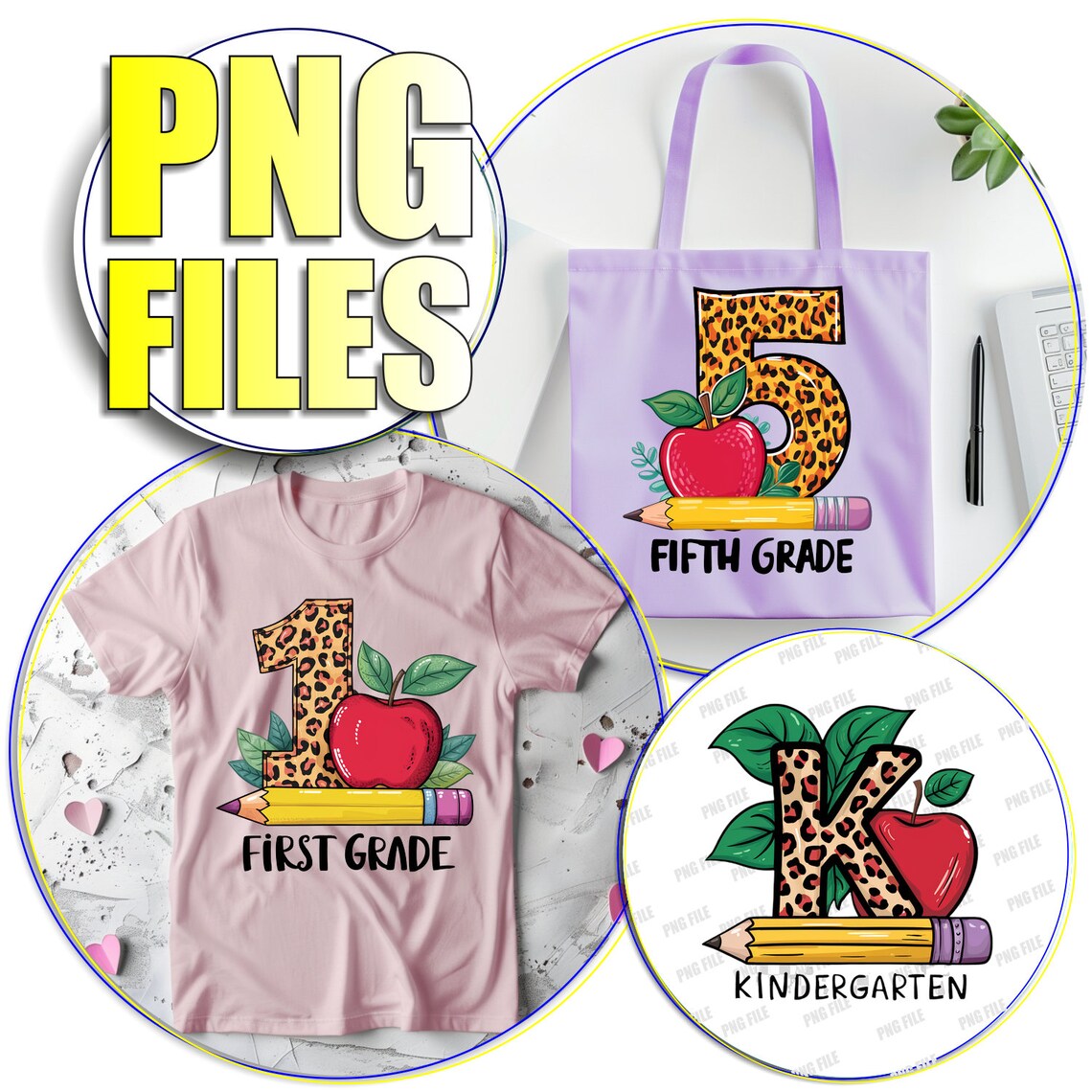 10x Back to School Bundle PNG, Pre-k PNG, First Day of School Clipart ...