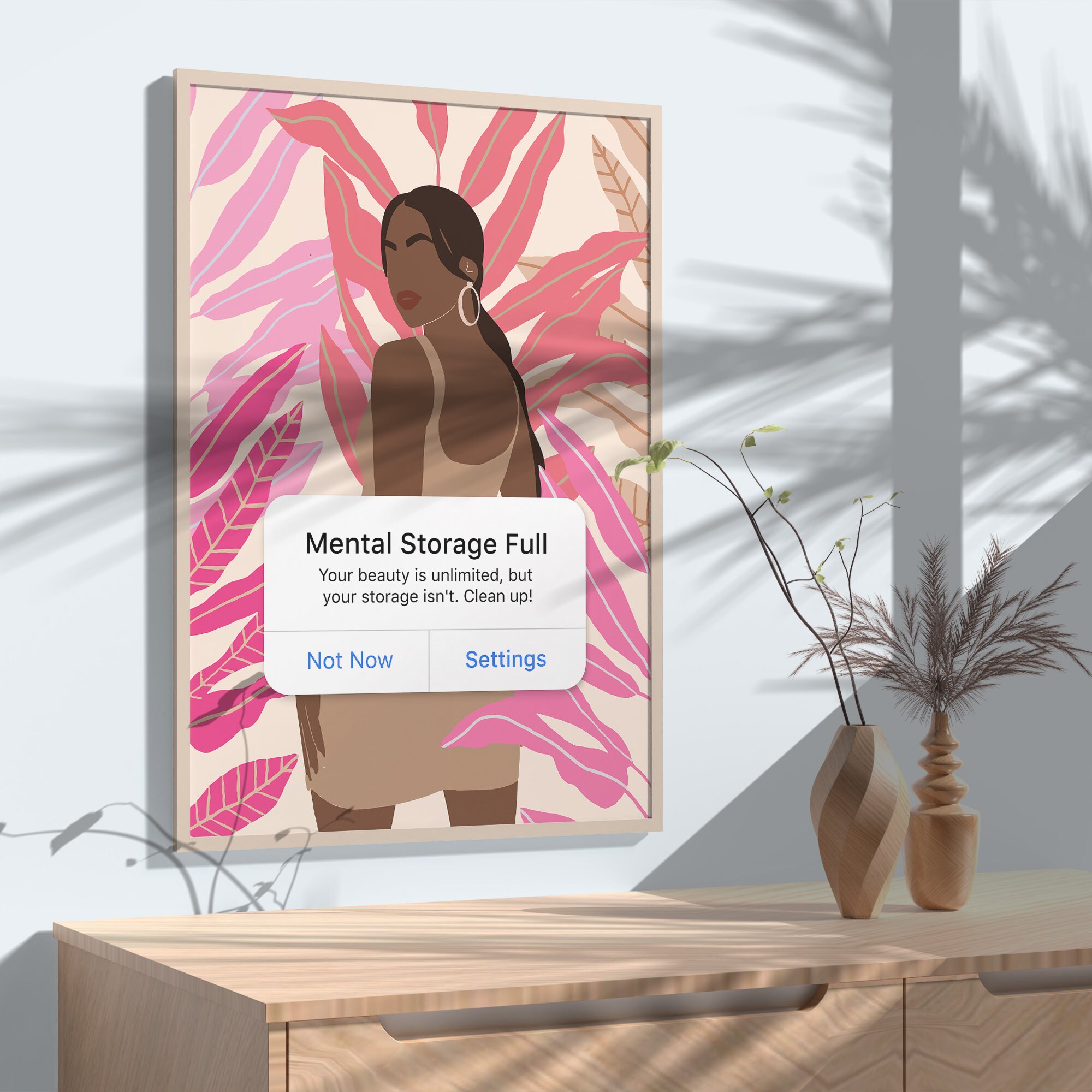 Mental Health Poster, Affirmation Print, Kindness Positivity Poster ...