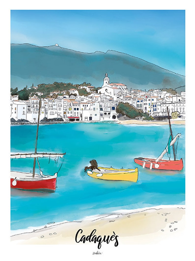 Cadaques Poster - Etsy