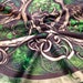 Altar Cloth Circle Triquetra | Round Plush Tablecloth | Mat for Tarot ...