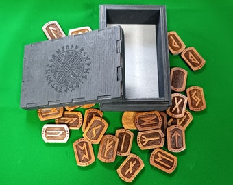 Wooden Runic Set Elder Futhark - Etsy