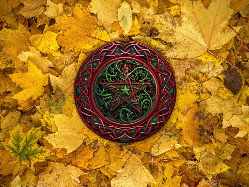 Altar Tile Pentacle , Pentagram Altar, Wall Decor, Witchcraft Altar ...