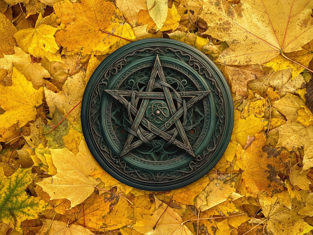 Altar Tile Pentacle , Pentagram Altar, Wall Decor, Witchcraft Altar ...