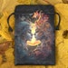 Altar Cloth Circle Triquetra Round Plush Tablecloth Mat for Tarot and ...