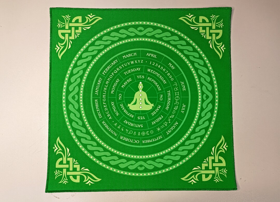 Pendulum Board Universal | Dowsing Mat | Altar Cloth - Etsy