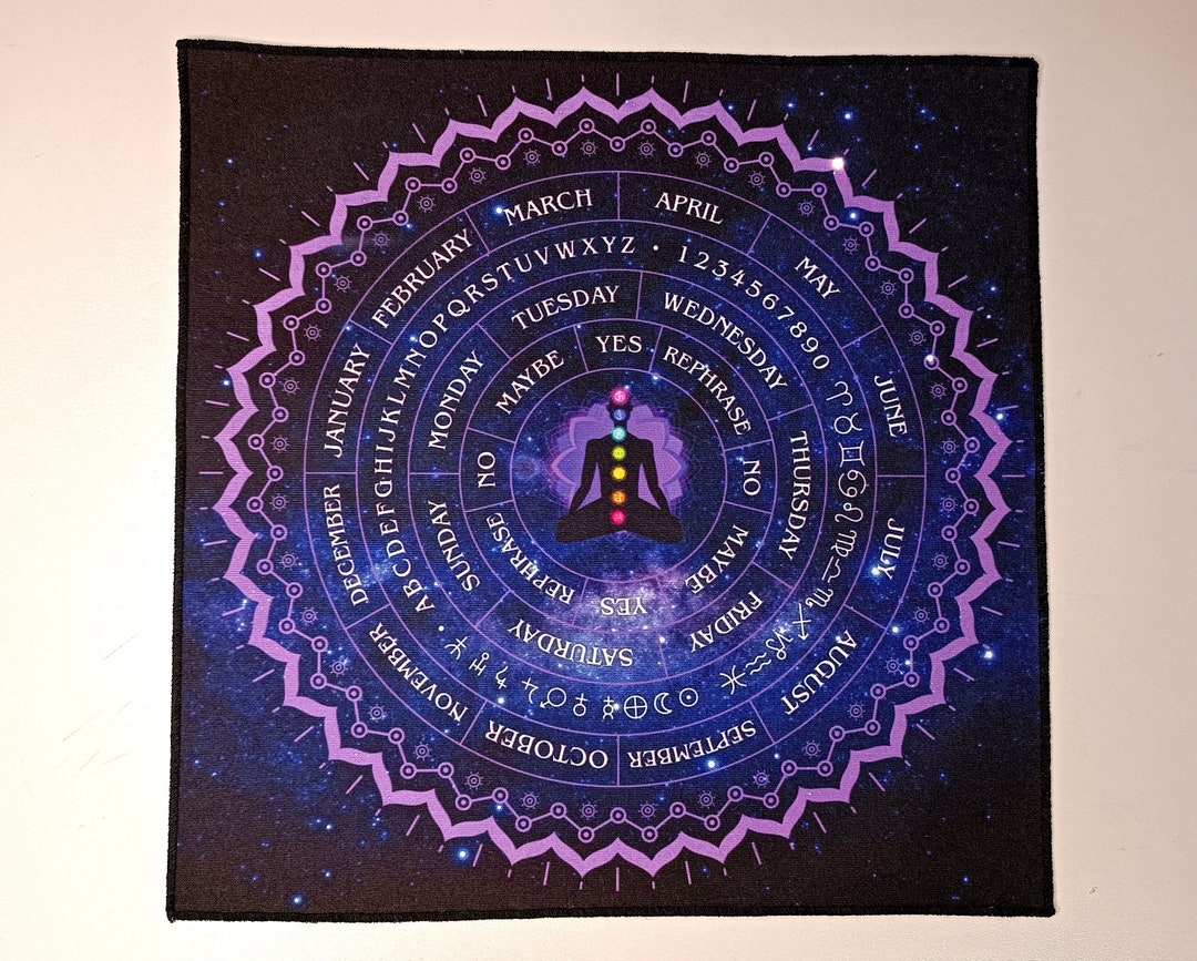 Pendulum Board Universal Purple Dowsing Mat Altar Cloth - Etsy