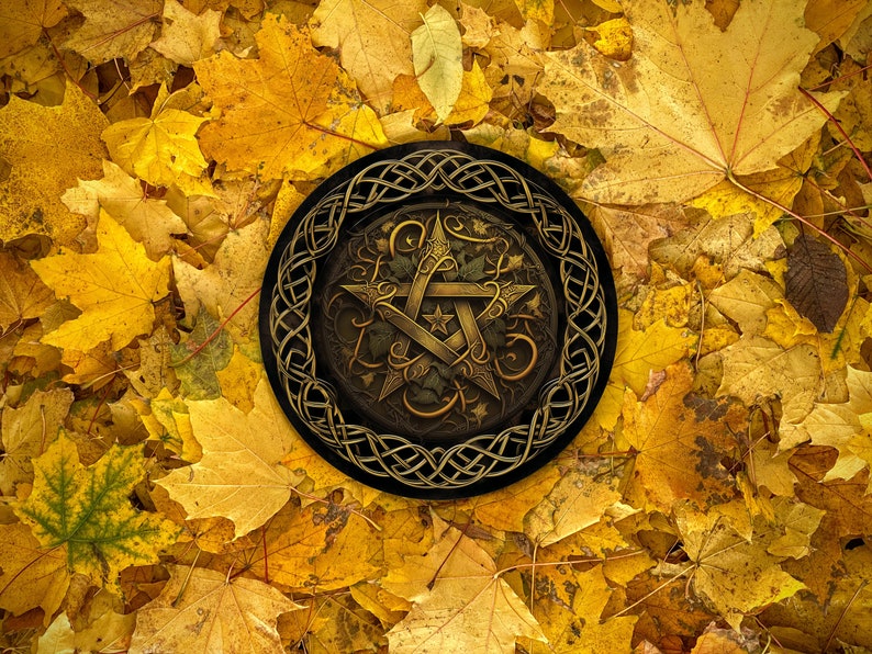 Altar Tile Pentacle , Pentagram Altar, Wall Decor, Witchcraft Altar ...