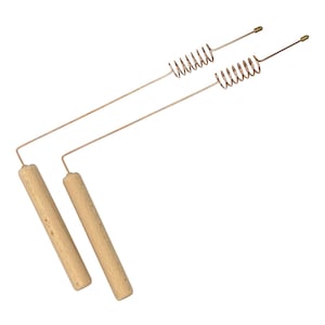 10 Pcs Copper Dowsing Rods With Resonator | 5 Pairs of Dowsing Rods ...