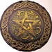 Altar Cloth Circle Triquetra Round Plush Tablecloth Mat for Tarot and ...