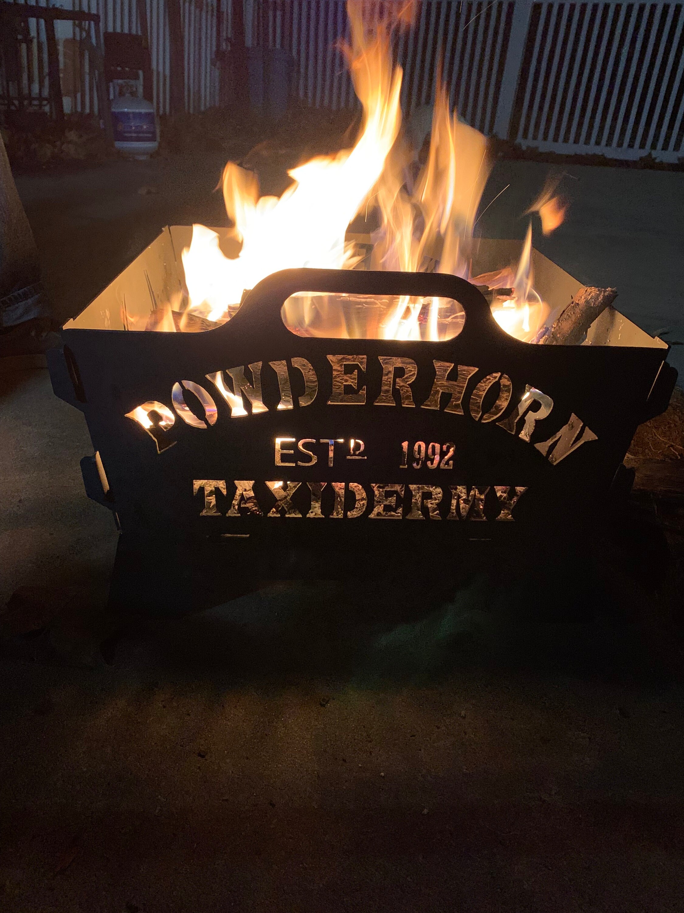 Collapsible Fire Pit Personalized With a Variety of CNC Options ...