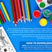 Alphabet Coloring Pages + FREE Shapes Coloring Pages Bundle - Etsy