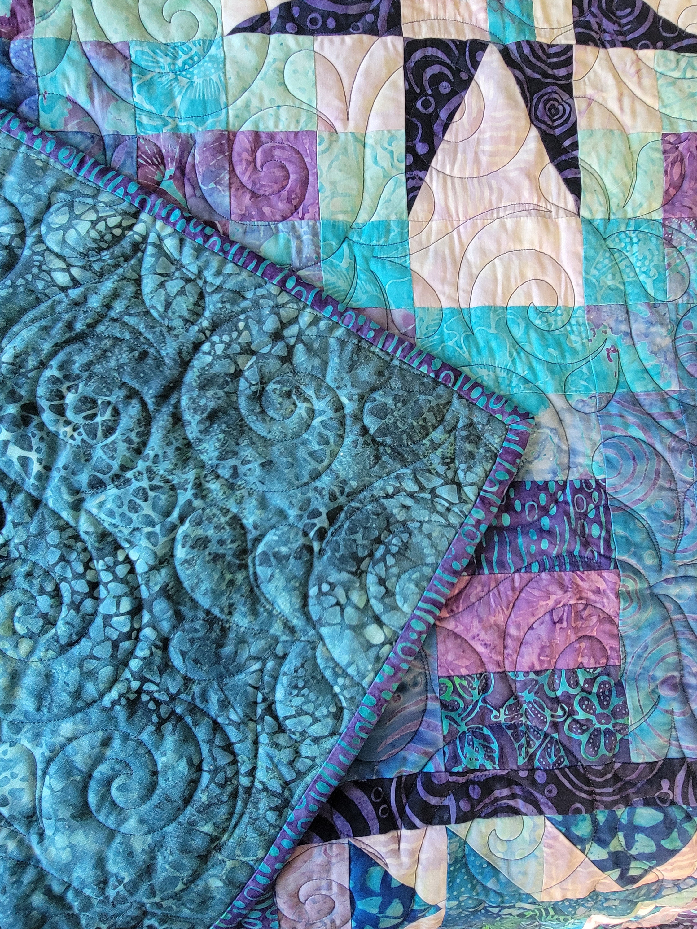 King Size Mystical Prism Quilt 101 X 101 Inches Handmade - Etsy