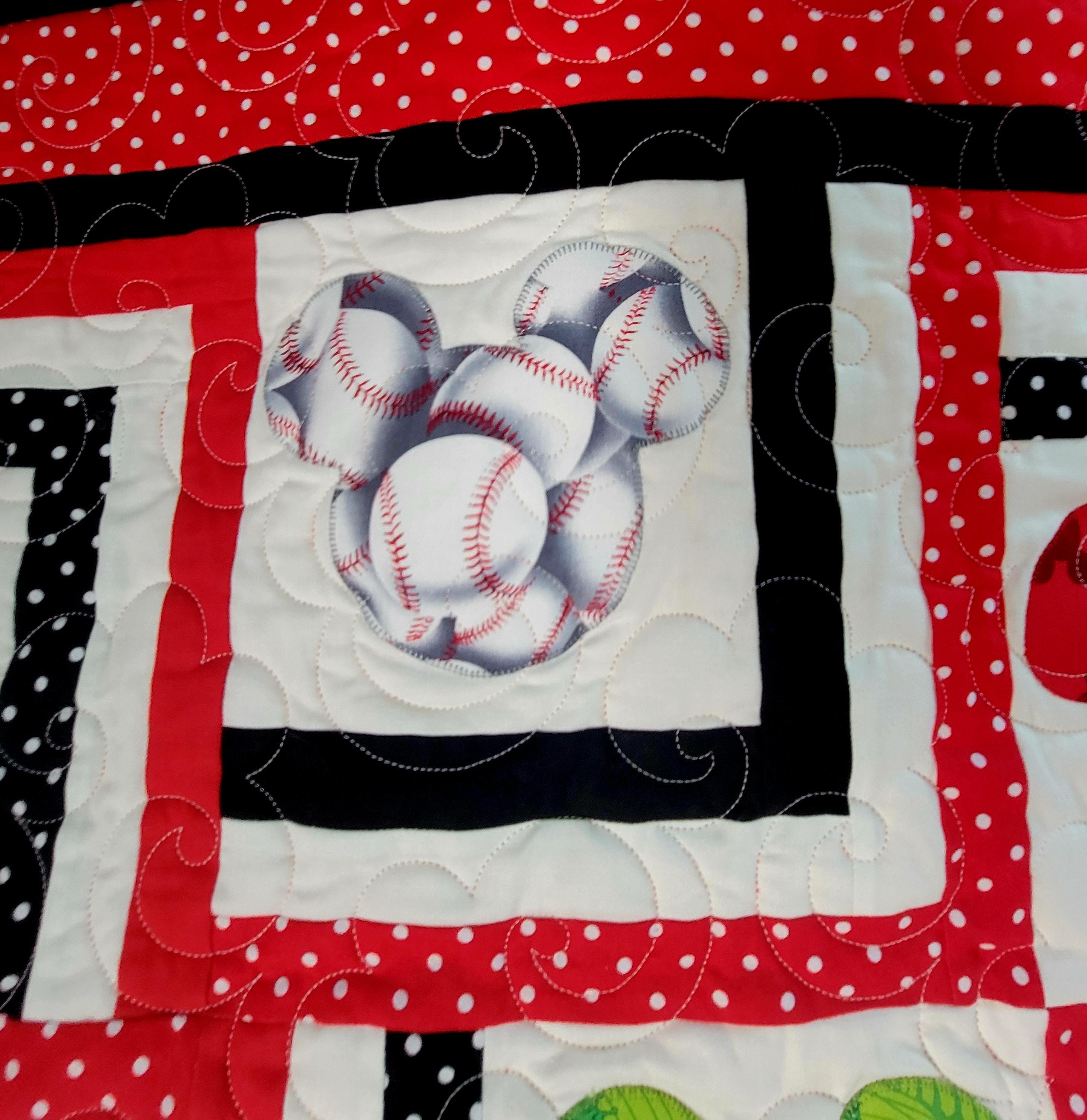 Colorful Fun Mouse Ears Themed Lap or Child or Baby Quilt With Soft ...