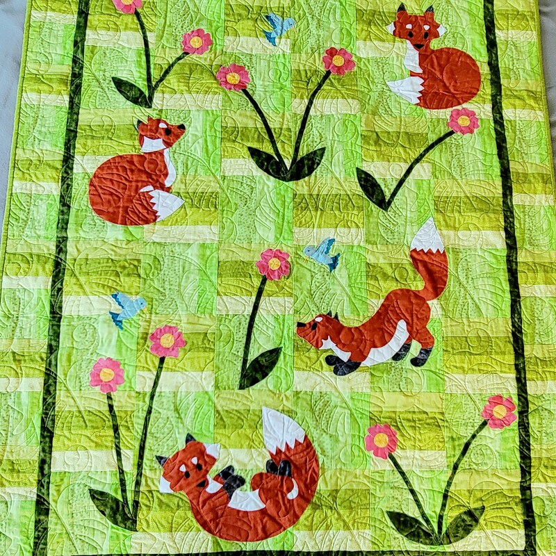 Fox Quilt - Etsy