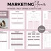 Editable Pink Marketing Canva Planner Template, Marketing Canva Planner ...