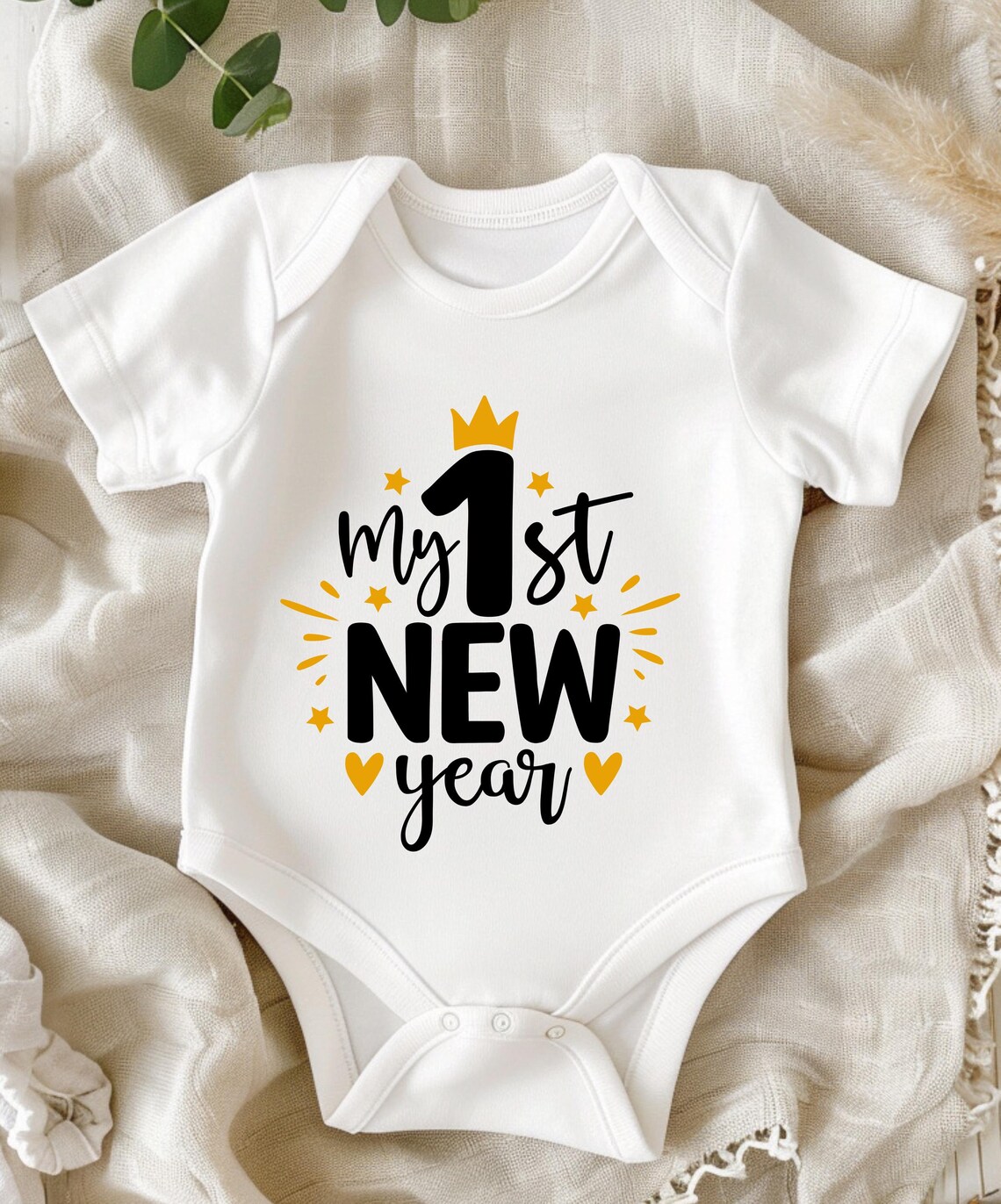 My First New Year PNG, My First New Year 2025 Svg, My 1st New Year 2025 ...